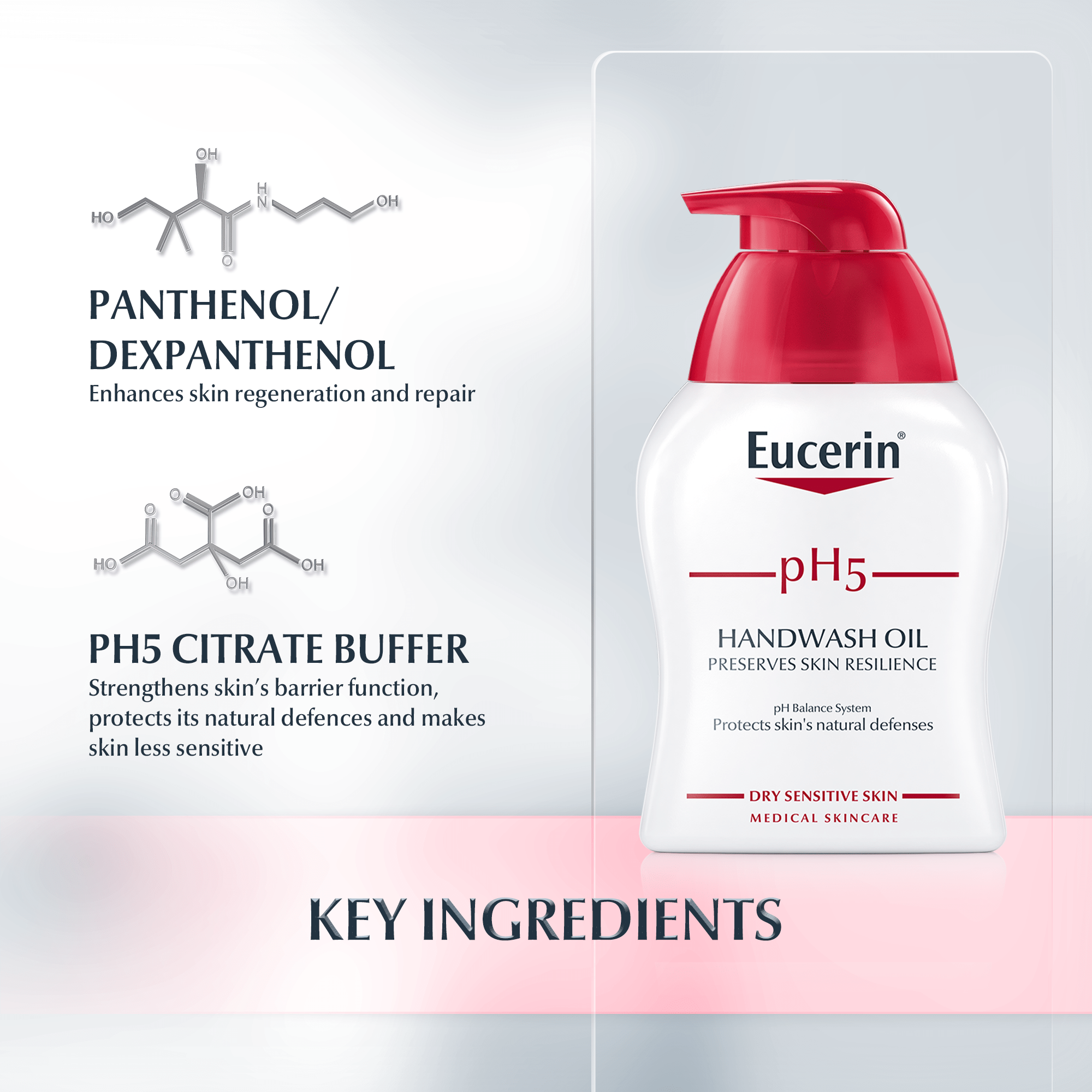 pH5 Handwash Oil | Gentle cleanser for dry sensitive hands | Eucerin